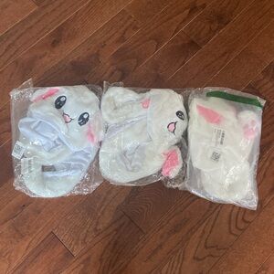 Accessories | Lot Of 3 Funny Flush Bunny Hat Ear Moving Jumping Rabbit ...